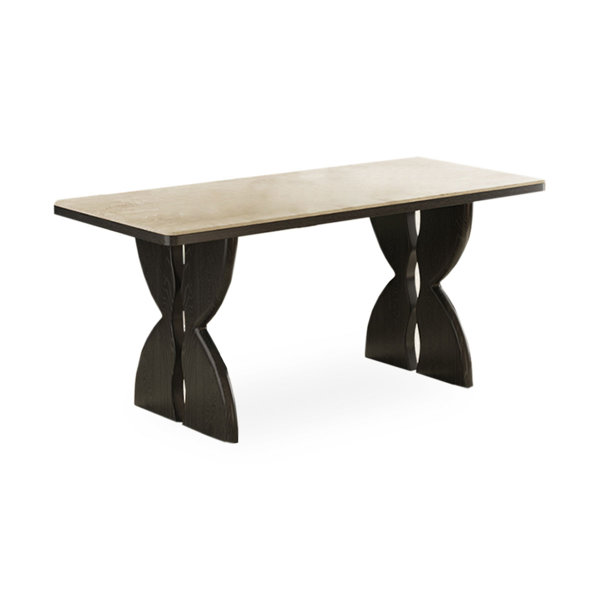 Dainty Table Solid Wood Base Dining Table - Wayfair Canada