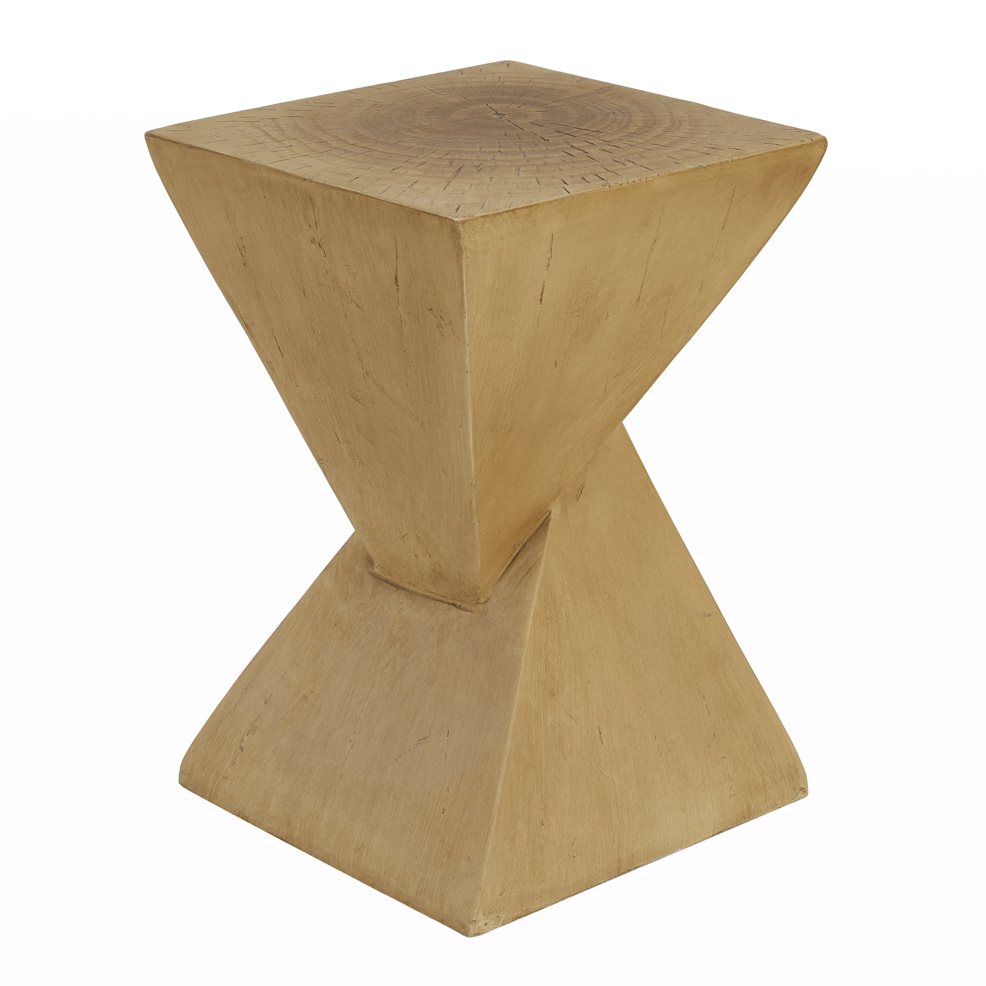 Busaurus Inc Fire-Resistant End Table for Small Spaces, Dark Brown - 18 ...