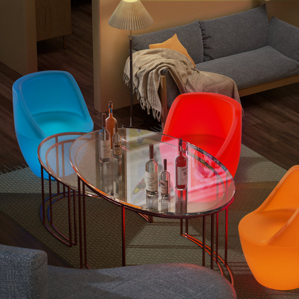 Bring Home Furniture 28'' LED Glow Chairs for Outdoors 16 Color ...