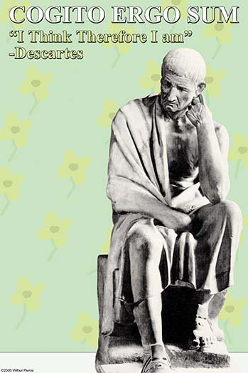 Buyenlarge Cogito Ergo Sum by Rene Descartes - Graphic Art Print ...