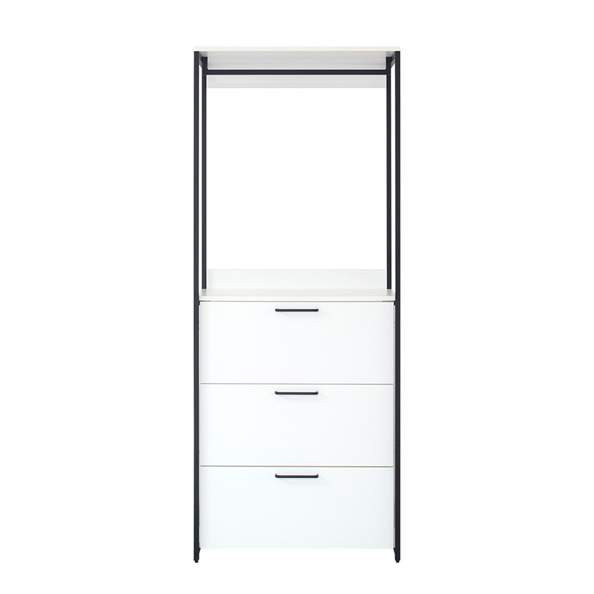 Latitude Run® Wood and Metal Walk-in Closet | Wayfair