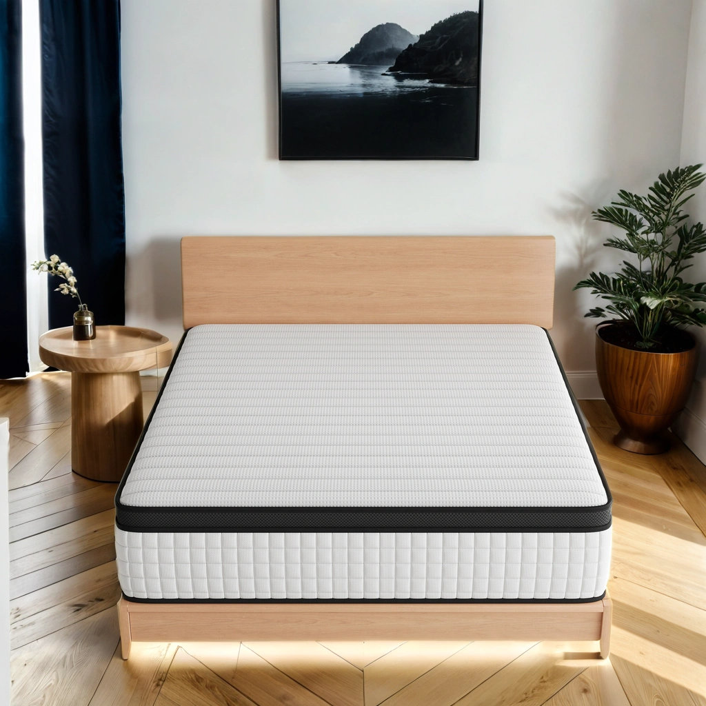 Alwyn Home Mattress 12 Inch Hybrid Mattress Medium Firm Gel Memory Foam ...