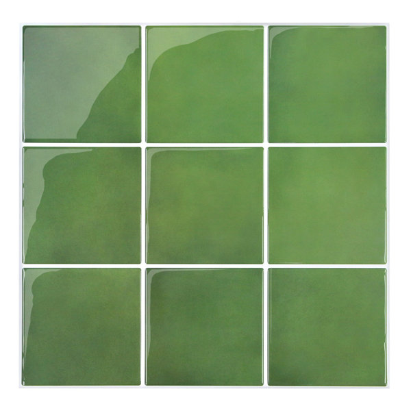 commomy 10-Pack Square Peel and Stick Backsplash Tiles – 12"x12 ...
