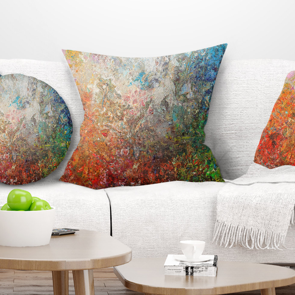 Design Art Abstract Square Pillow Cover & Insert & Reviews - Wayfair Canada