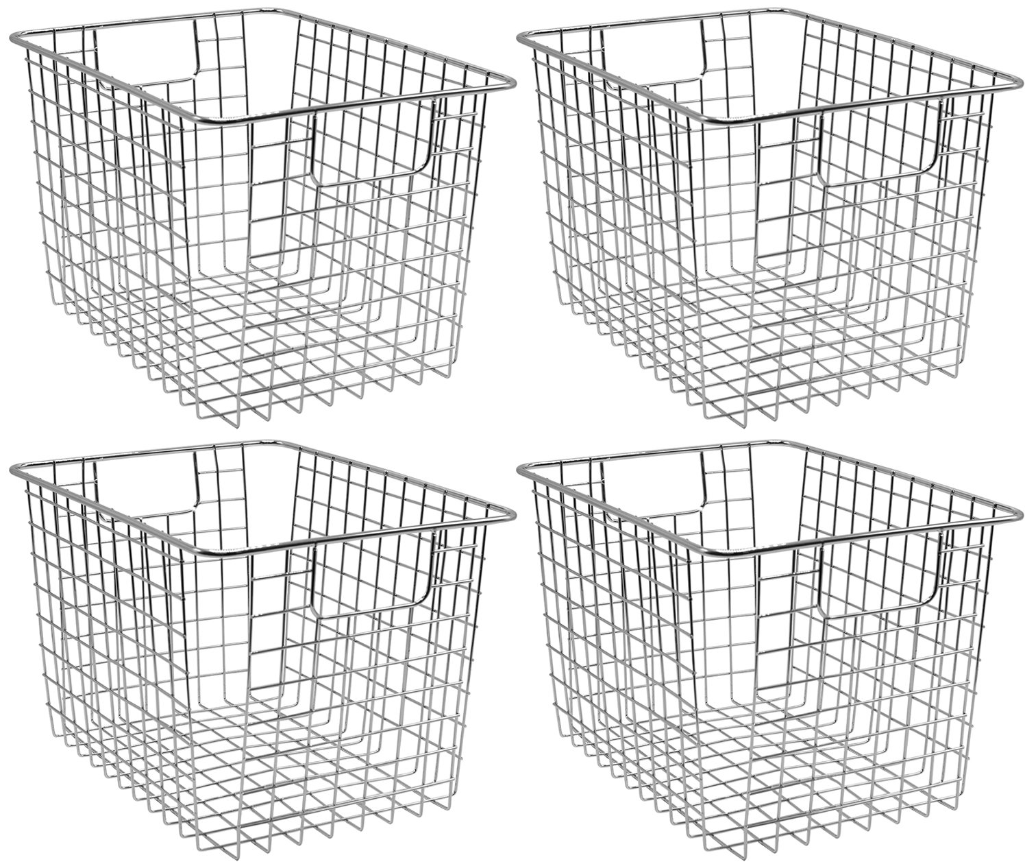 Sorbus 2-Pack Metal Wire Baskets Storage Bins & Reviews | Wayfair
