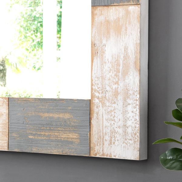 Dovecove Wood Rectangle Mirror & Reviews | Wayfair
