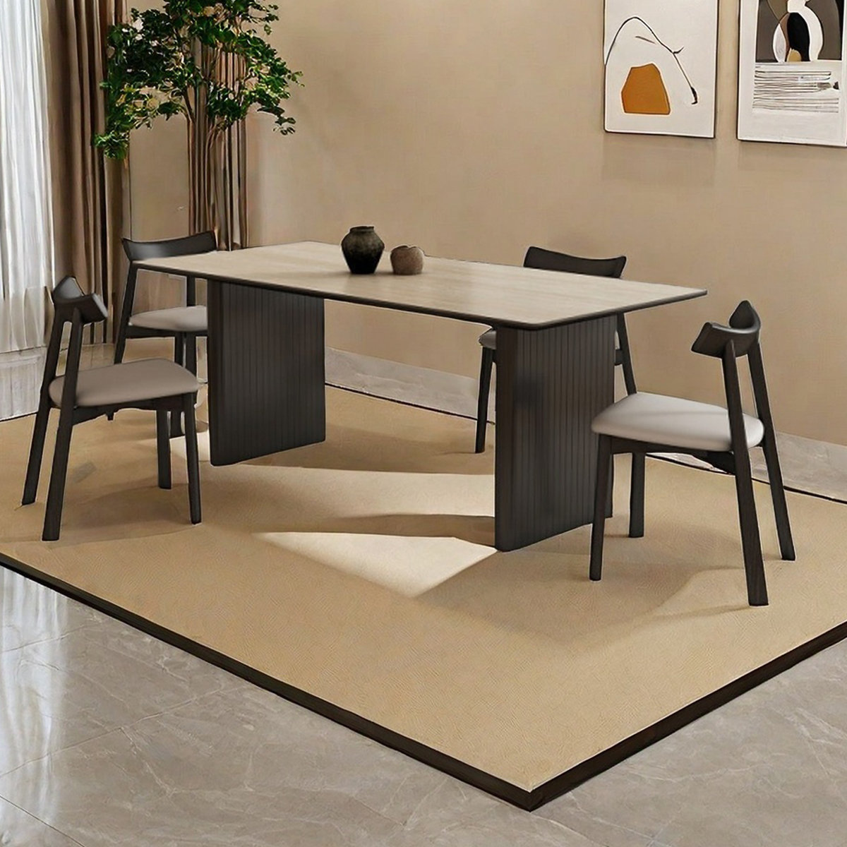 Beicang Home Modern Italian Rock Board Dining Table - Wayfair Canada