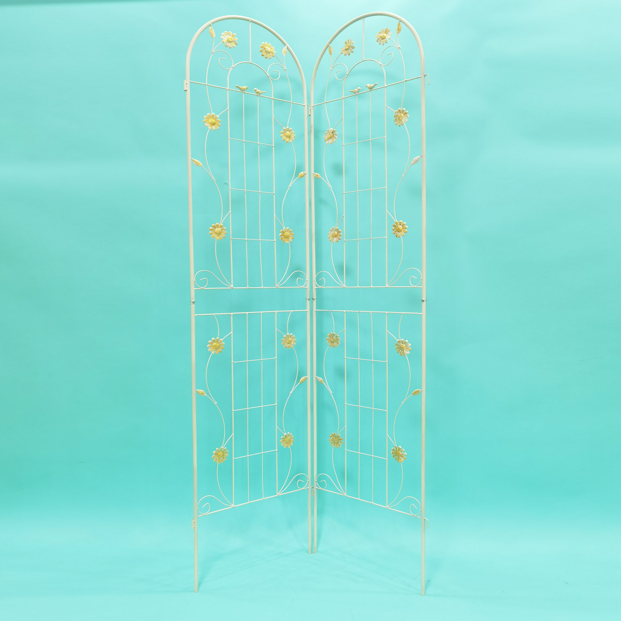Red Barrel Studio® Metal Garden Trellis Rustproof Trellis | Wayfair