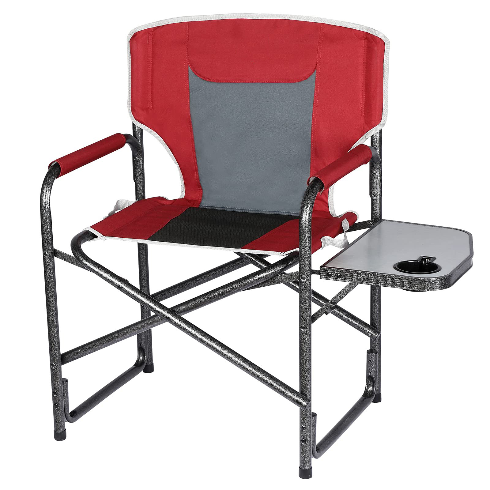 Arlmont & Co. Lightweight Oversized Camping Chair, Portable Aluminum ...