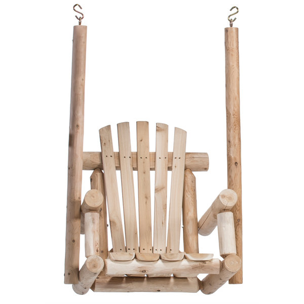 Loon Peak® Cy Single Chair Porch Swing "& Reviews" | Wayfair