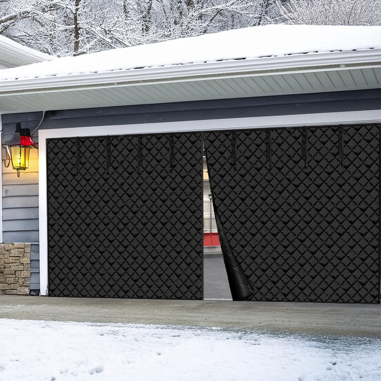 VEVOR Garage Door Screen for Winter Garage Door Insulation Kit ...