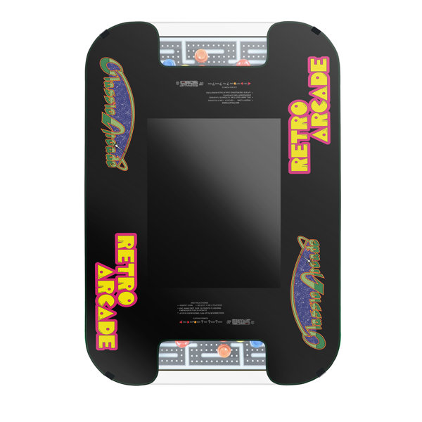 Suncoast Arcade Cocktail Arcade Machine with 19" Monitor and 516 Retro ...