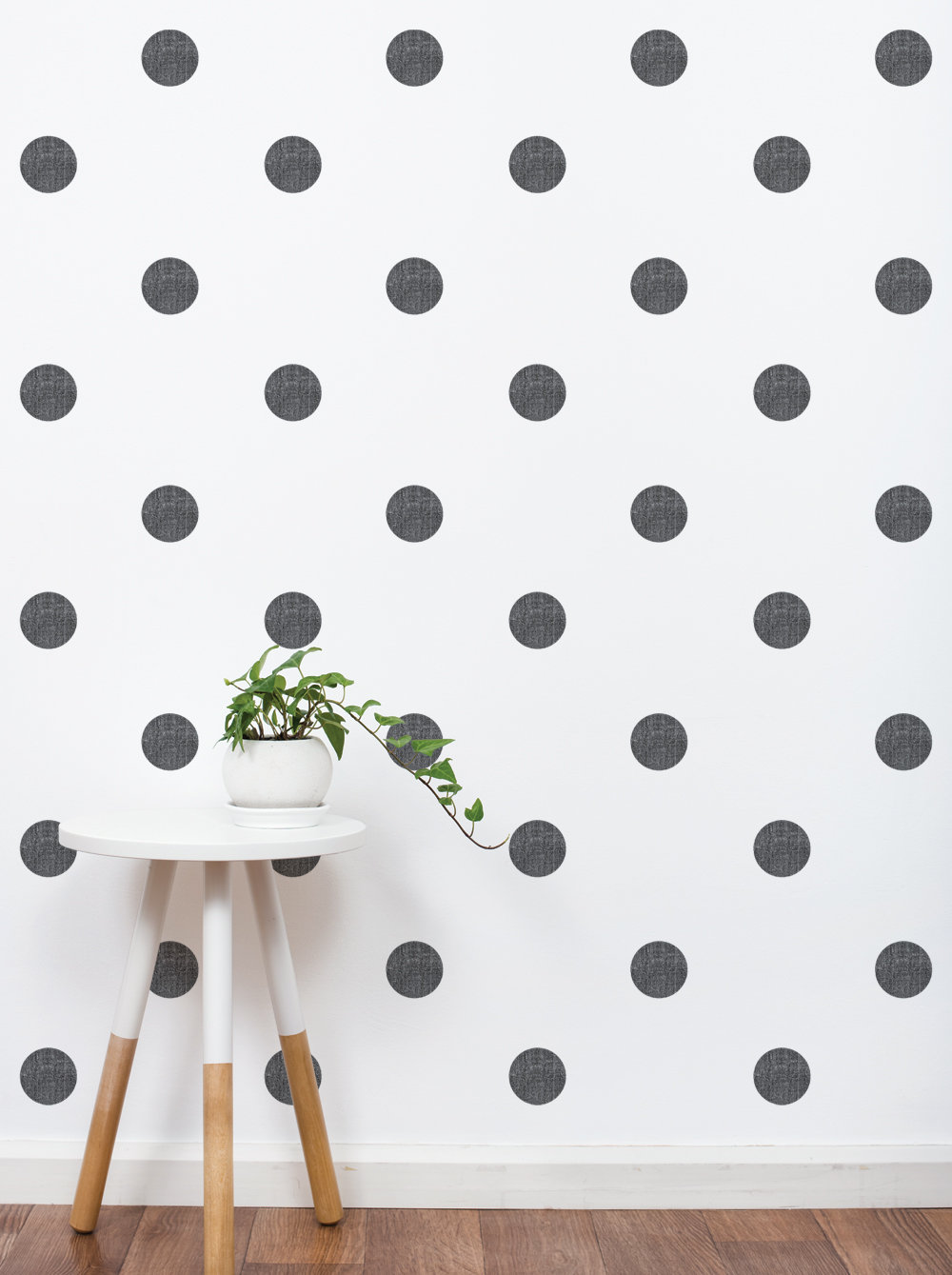 Latitude Run® Textured Dots 3 Inche Polk Dots Vinyl Peel And Stick ...