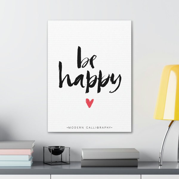 Happy Larry Inspirational Wall Art Be Happy Motivation Wall Decor ...