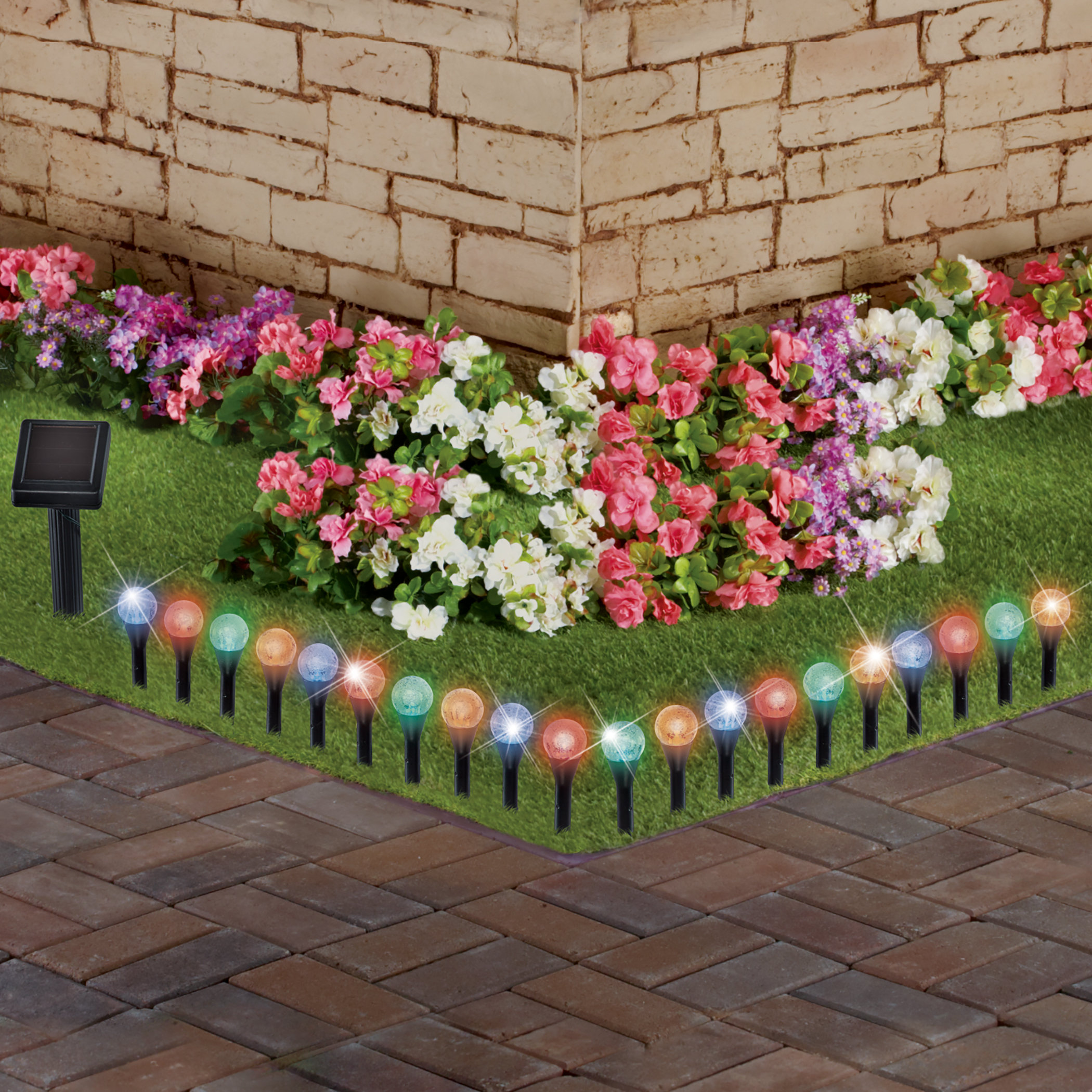 Winston Brands Solar Powered Bubble Path Lights - Set Of 20 - Wayfair ...