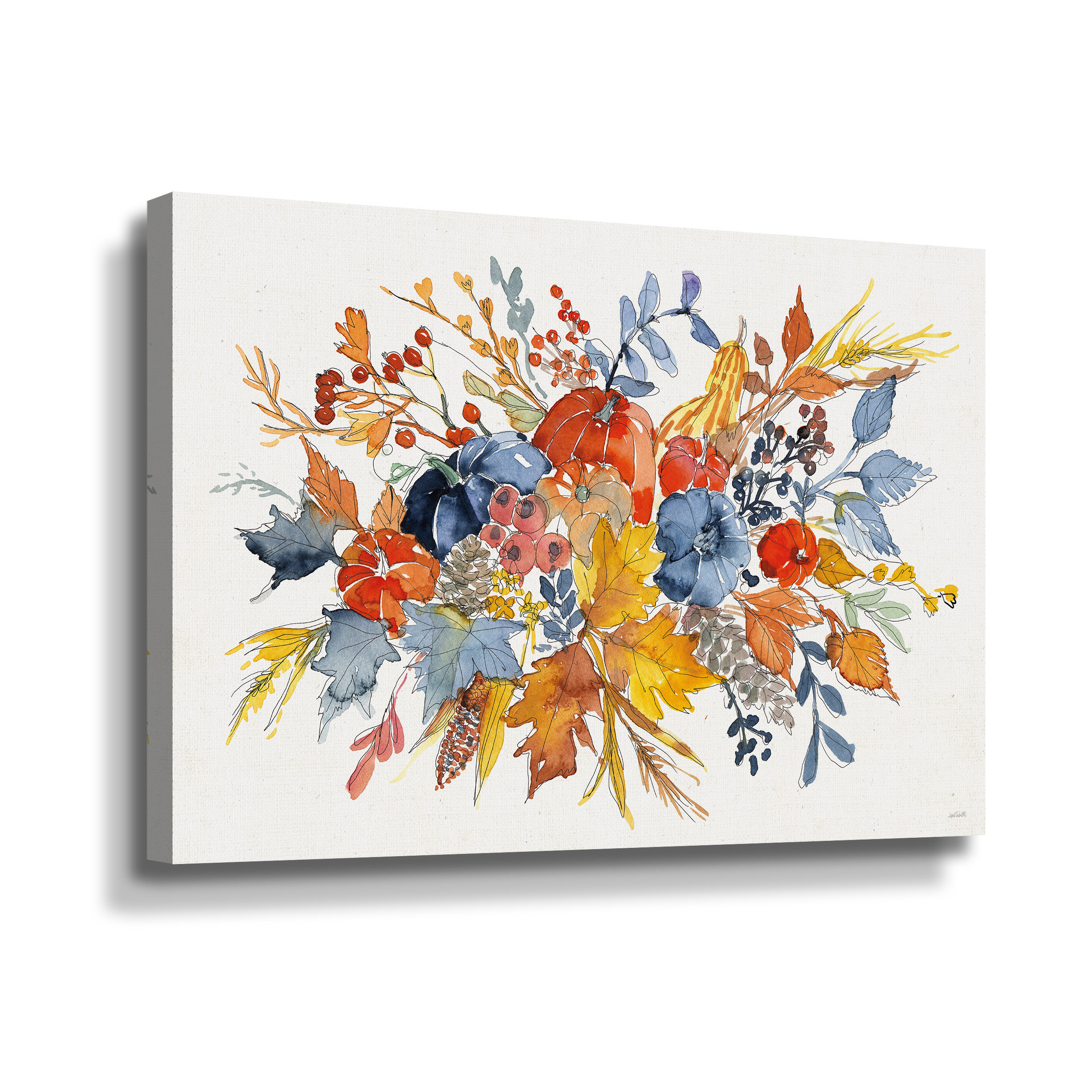 Winston Porter Fall Flair I - Painting on Canvas | Wayfair