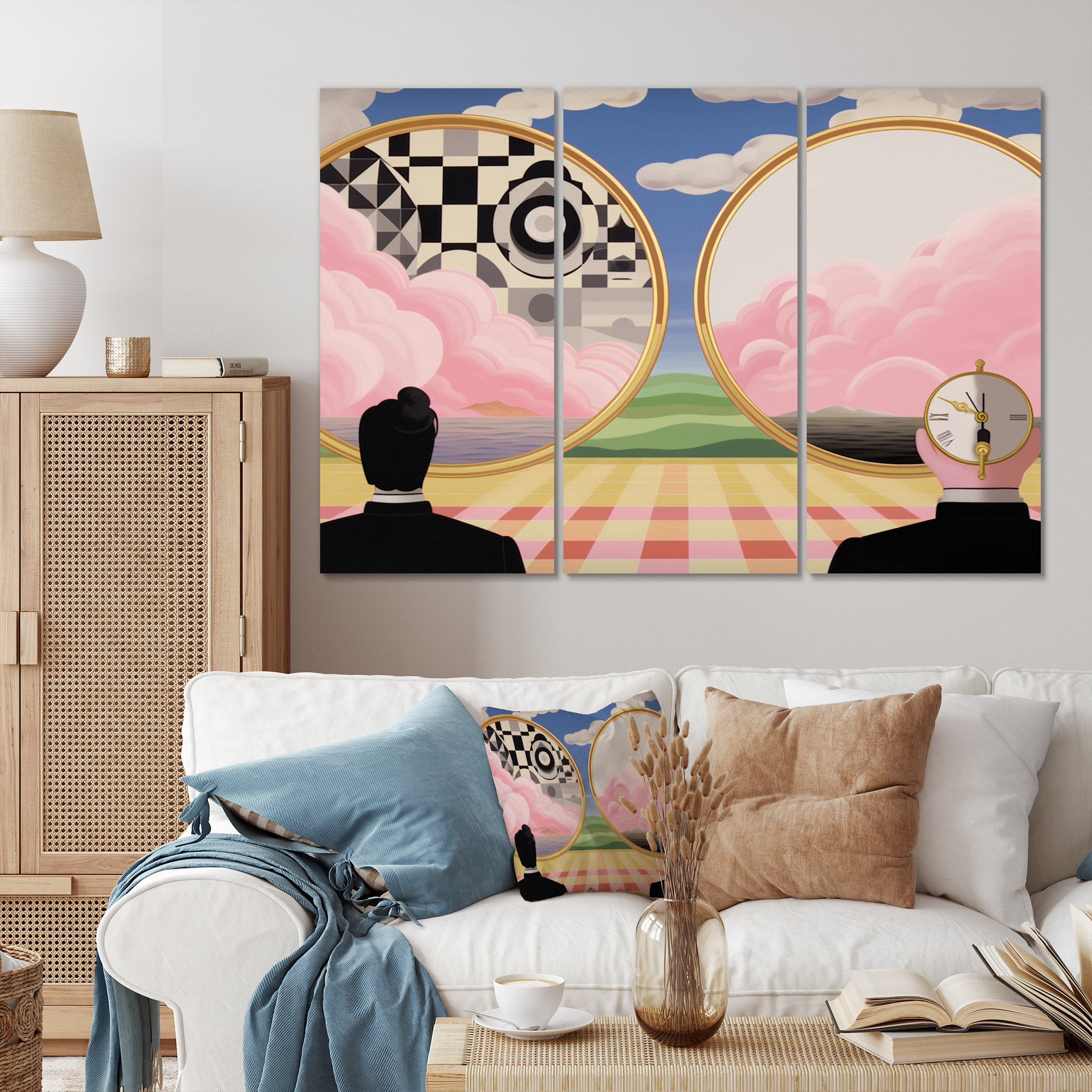 Red Barrel Studio® Another Me Retro Futuristic Portrait - Abstract ...