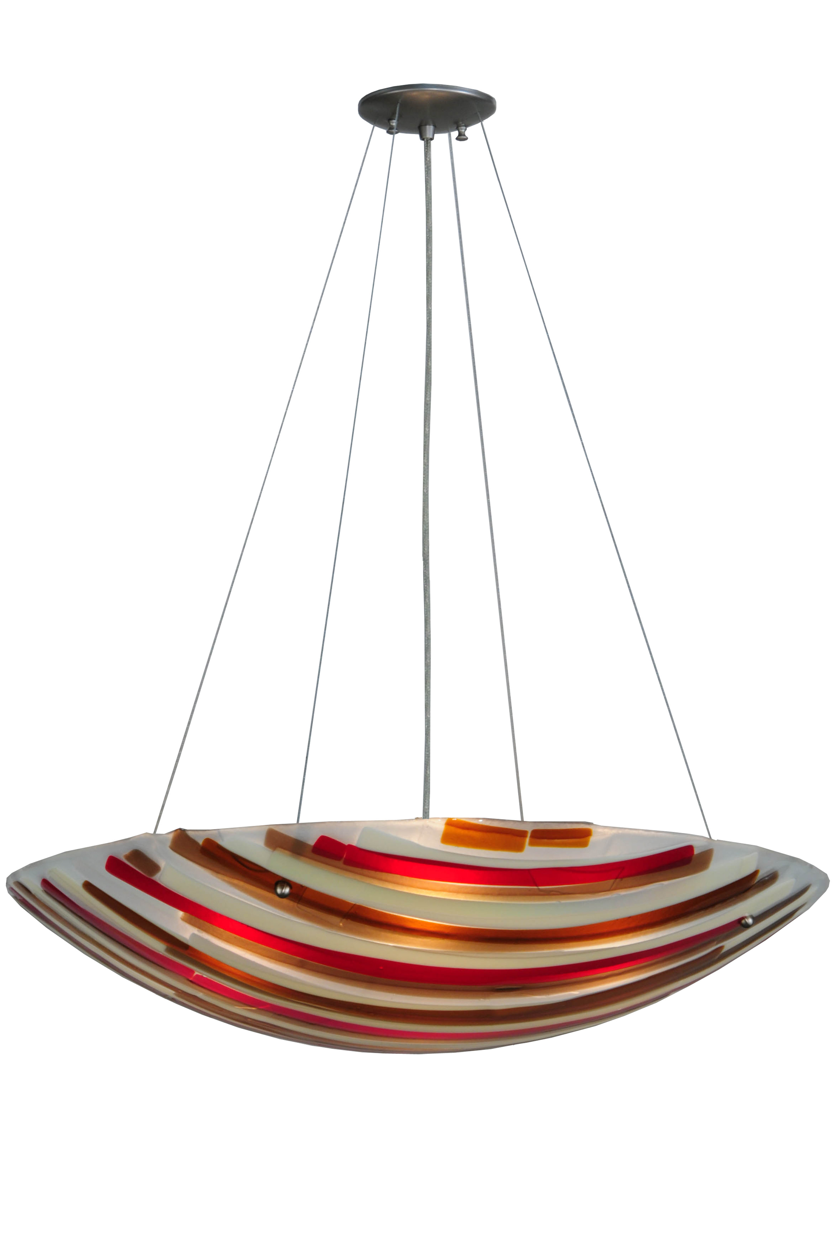 Meyda Lighting Metro Fusion 4-Light Unique / Statement Bowl Pendant ...