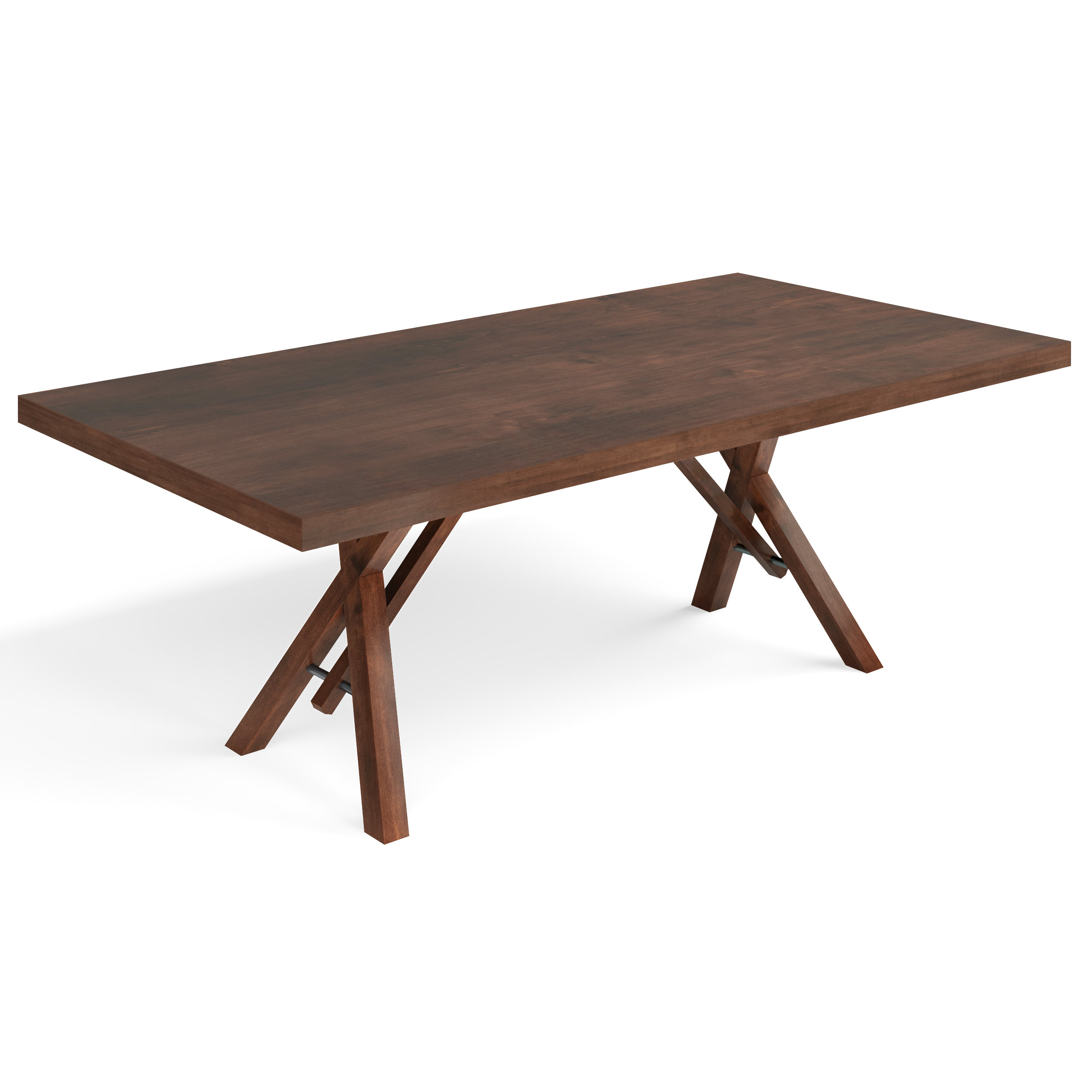 Loon Peak® Culain Maple Solid Wood Trestle Dining Table | Wayfair
