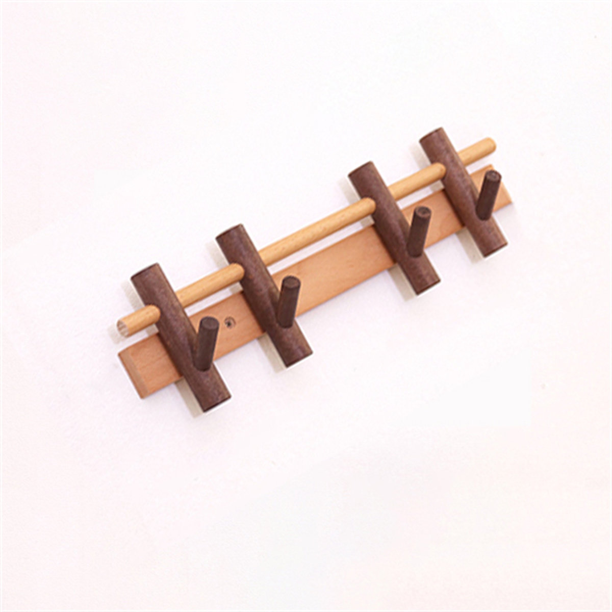 Millwood Pines Natureflex Adjustable Solid Wood Coat Hook | Wayfair