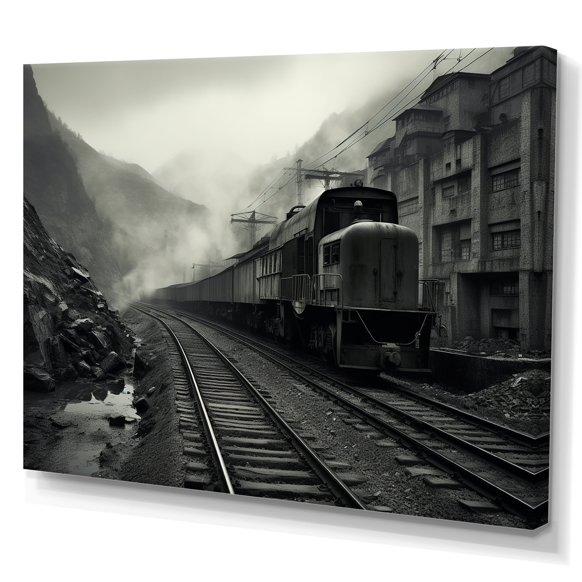 17 Stories Comforting Moody Train Journey III On Canvas Print | Wayfair