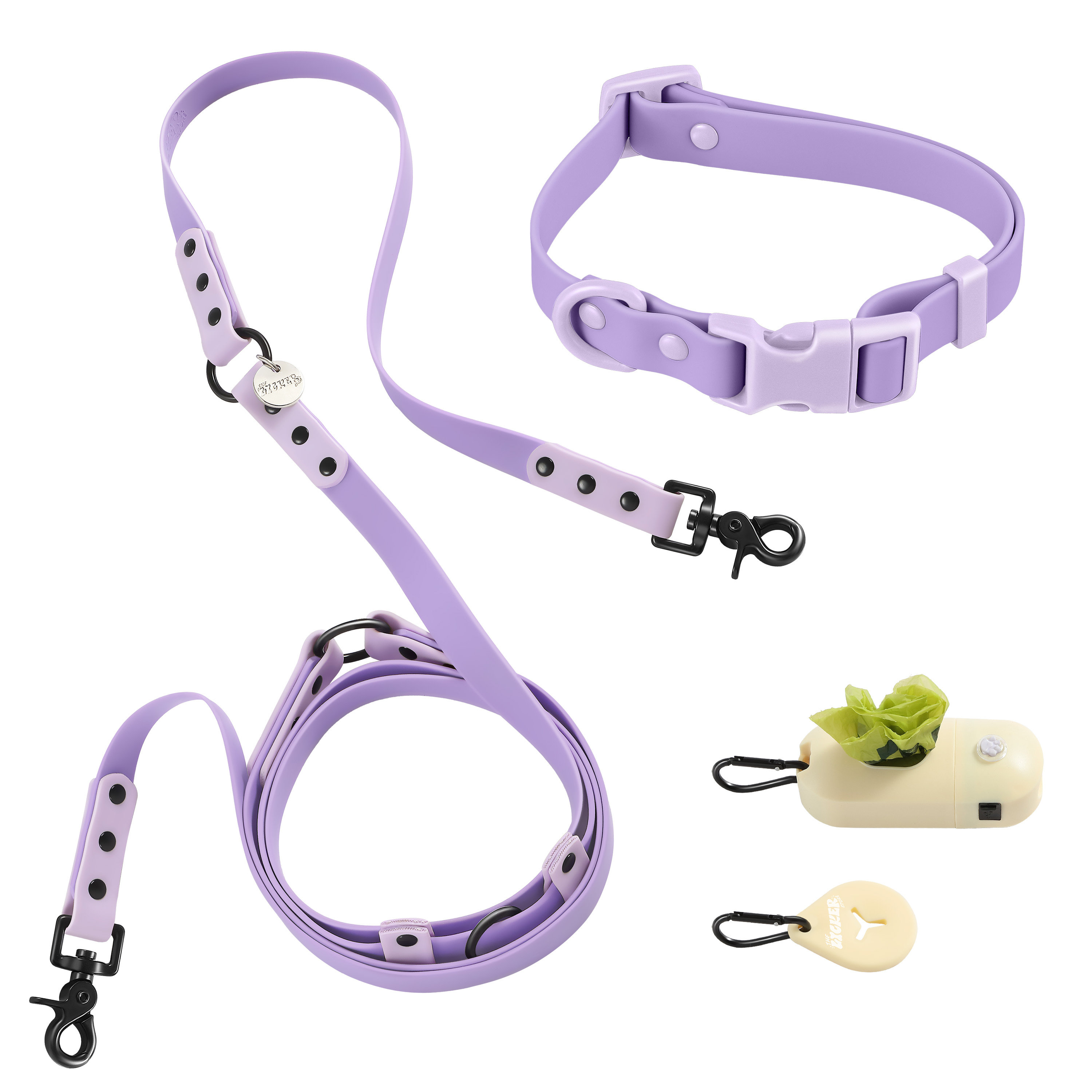 The Licker Store Luna 8FT Adjustable 6-in-1 Waterproof Hands-Free Leash ...