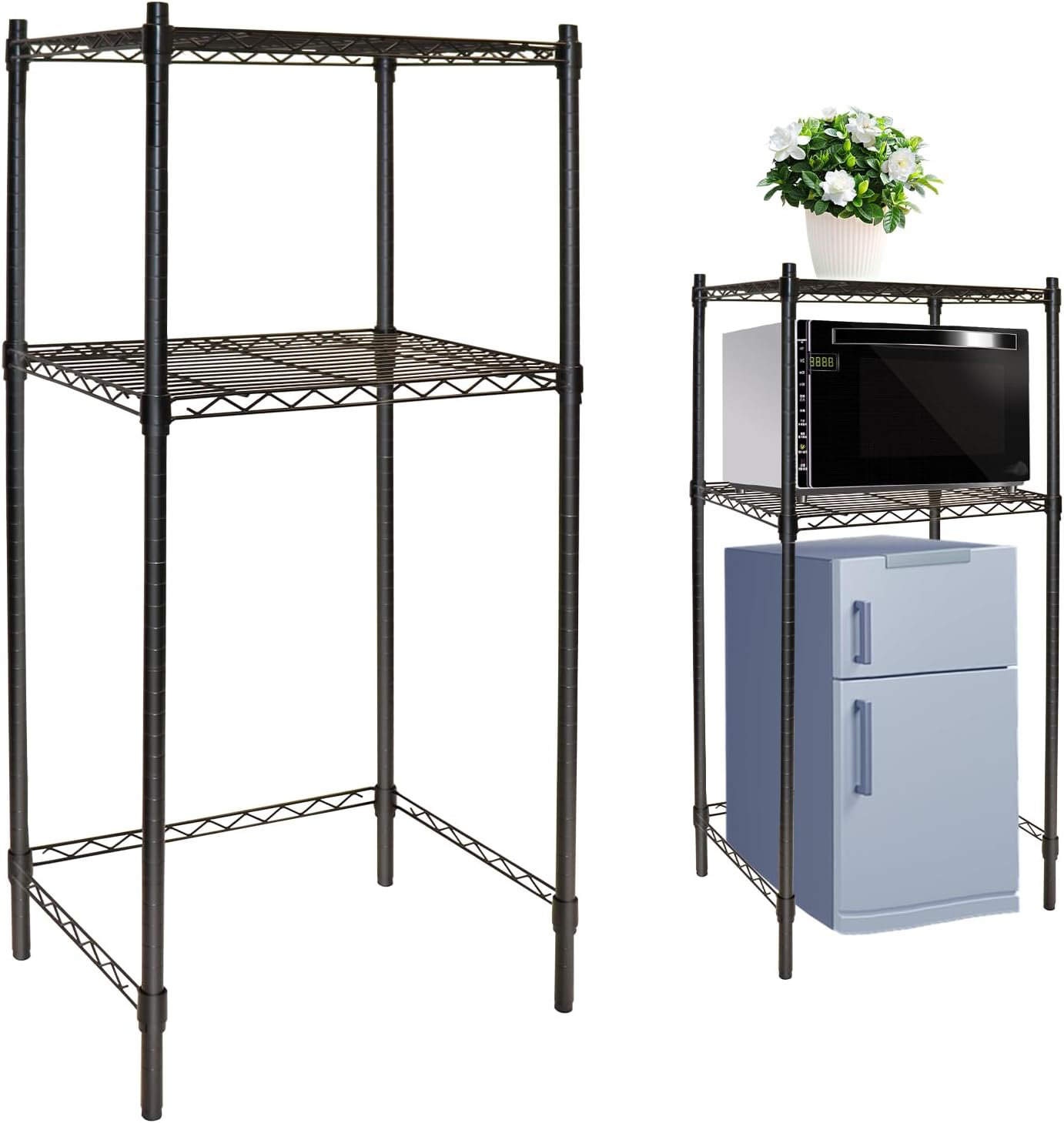 Rebrilliant Mini Fridge Shelf,Over Mini Fridge Storage And Microwave ...