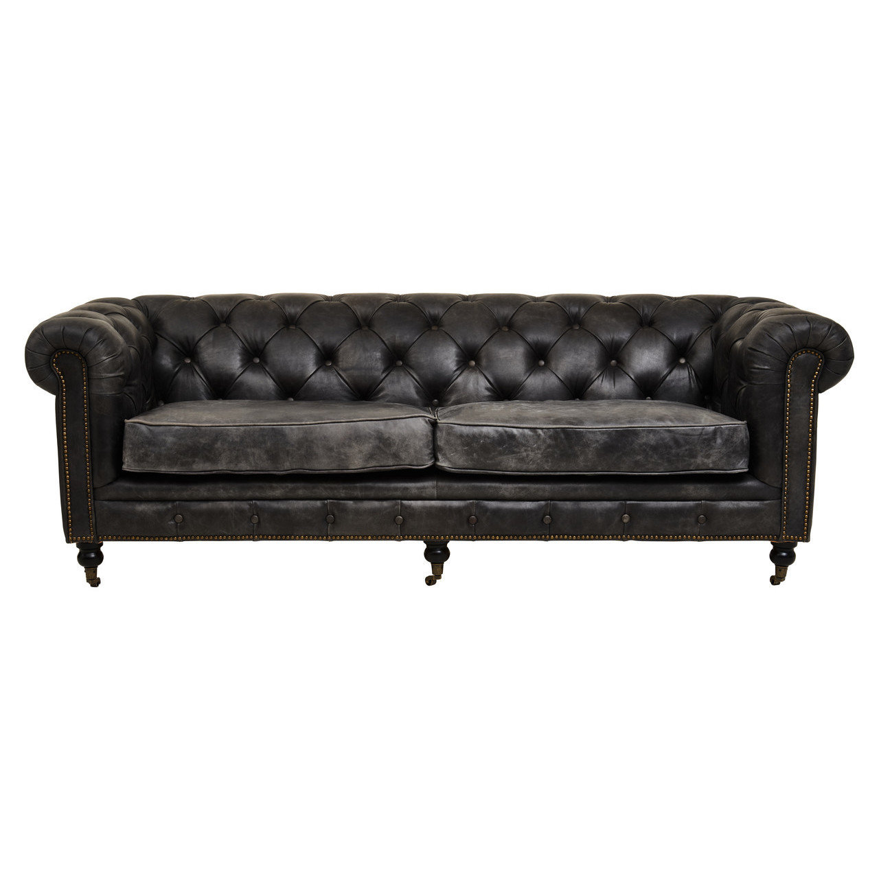 Borough Wharf Orono 222Cm Velvet Chesterfield Commercial Use Sofa ...