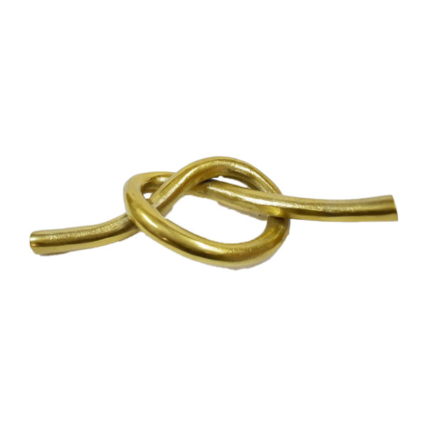 Mercer41 Metal Knot Sculpture - 12" x 5" x 3" | Wayfair