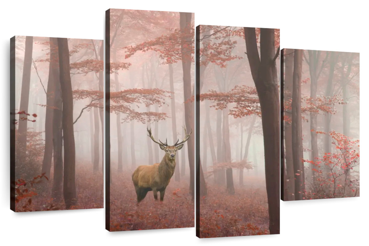 Ebern Designs Brampt Elusive Red Deer | Wayfair