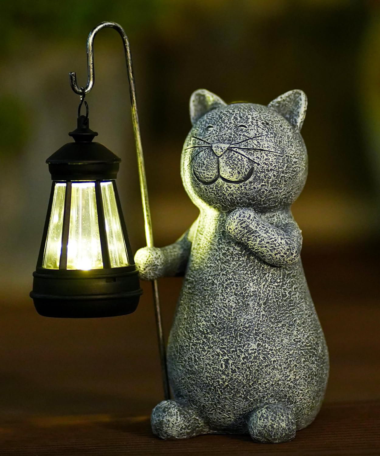 Latitude Run® Solar Statue For Garden Decoration: Outdoor Sculpture For ...