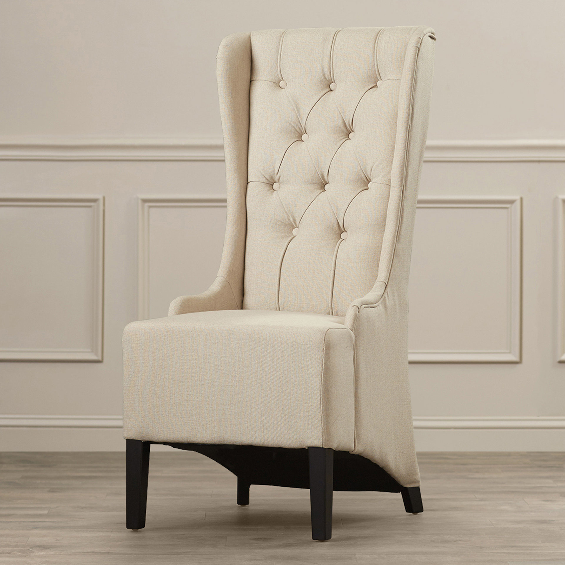 Darby Home Co Antigone 21.25" Wide Tufted Linen Wingback Chair ...