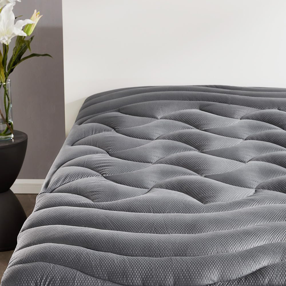Alwyn Home Cooling Mattress Topper(Grey) | Wayfair