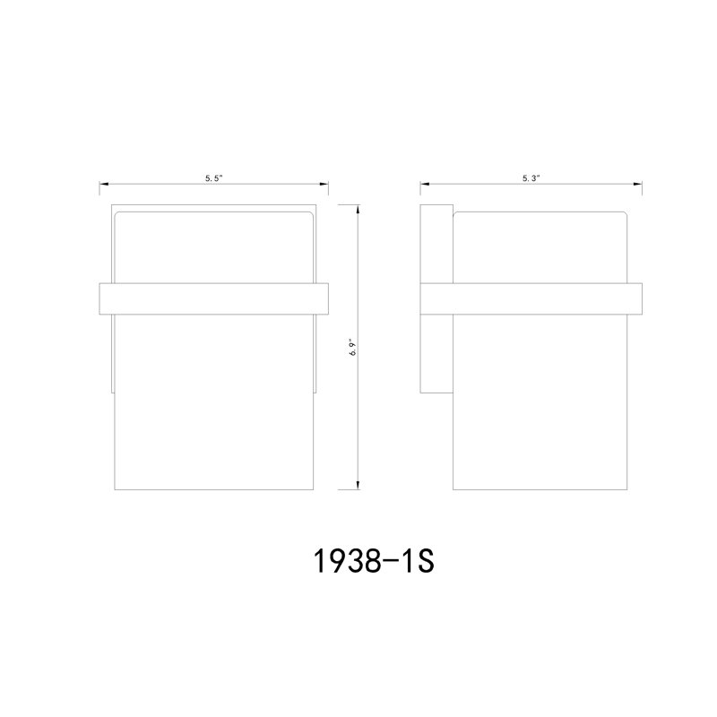 Wade Logan® Arzie 1 - Light Dimmable Flush Mounted Sconce & Reviews ...