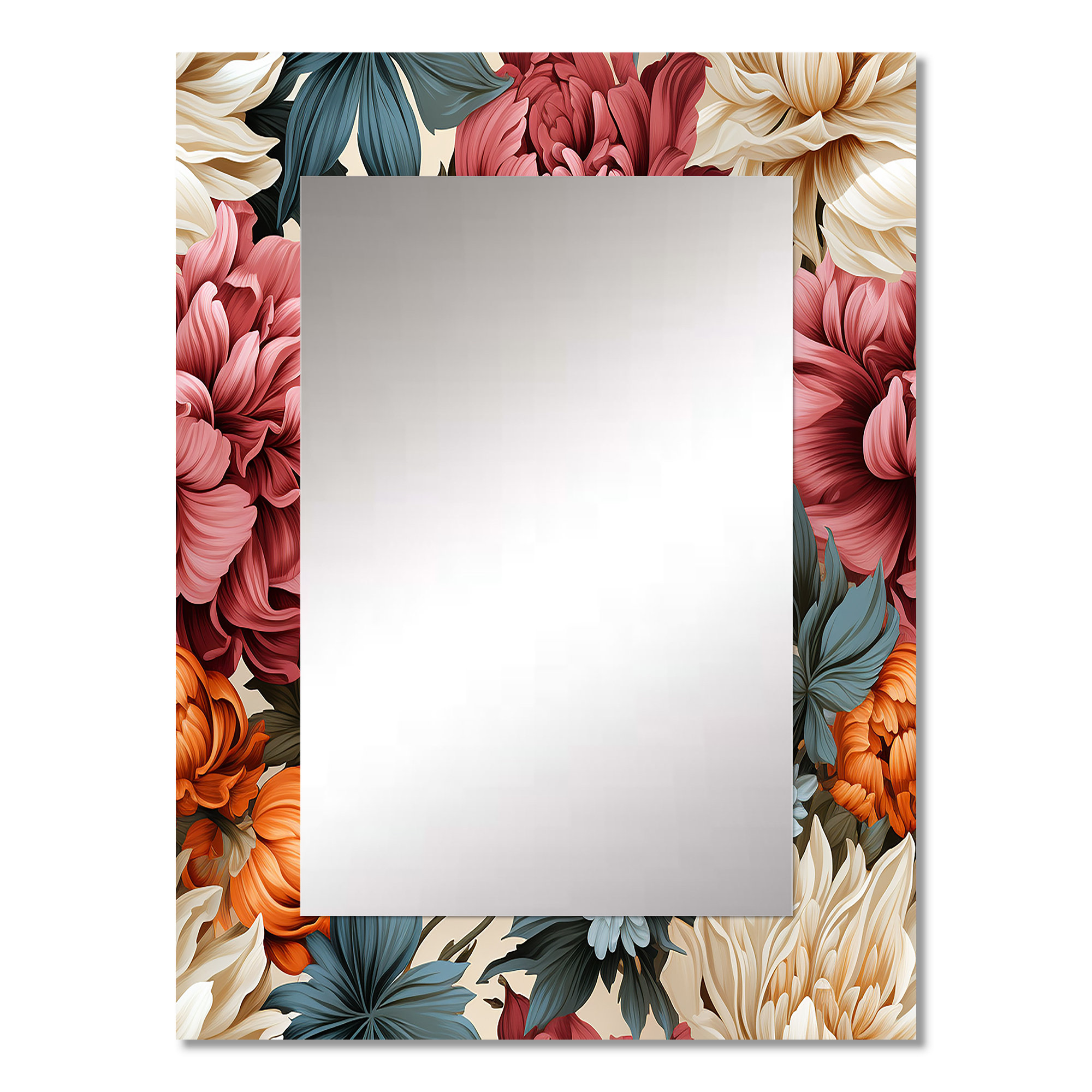 Dakota Fields Renaissance Garden Botanical Pattern - Botanical Mirror ...