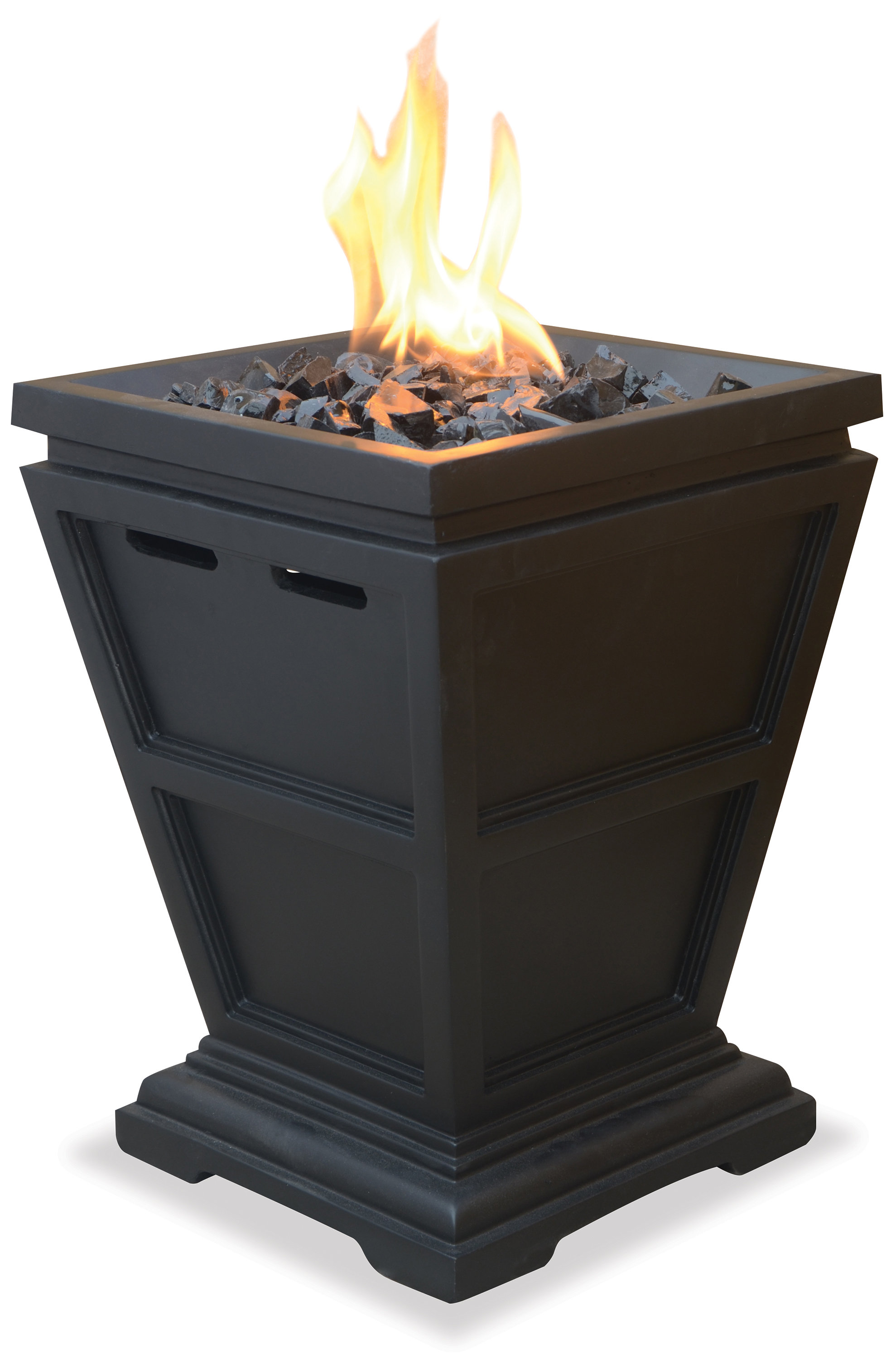 Endless Summer, 15" x 11" Slate Finish Outdoor LP Gas Fire Column ...