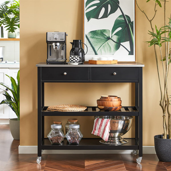 Ebern Designs Nehemyah Kitchen Cart | Wayfair.ie