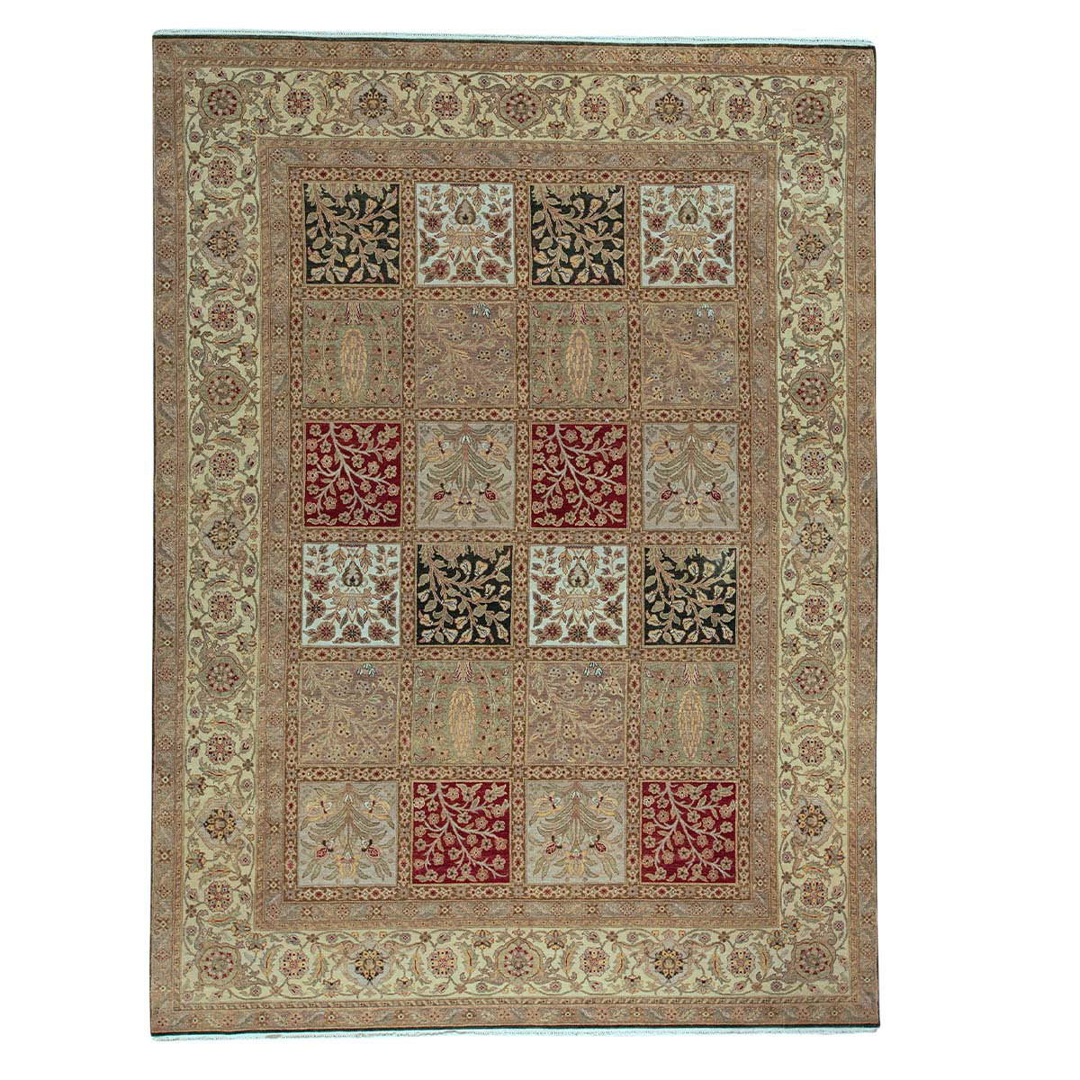 Bokara Rug Co., Inc. Handwoven Red/Brown/Green Rug | Wayfair