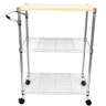 Ktaxon 3-Tier Rolling Kitchen Trolley Utility Cart & Reviews | Wayfair