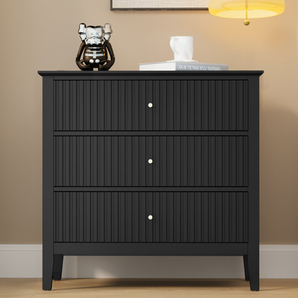 Lark Manor Grande commode à 3 tiroirs Amberrae, large commode et ...