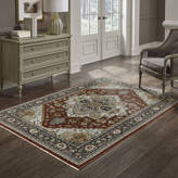 Langley Street Hovis Performance Blue/Brown Rug | Wayfair