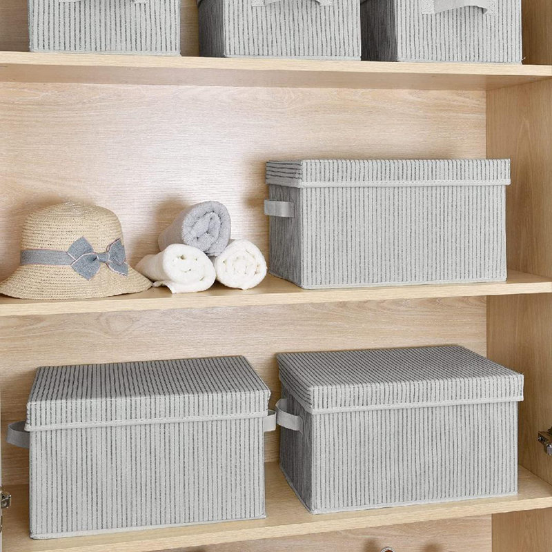 Highland Dunes Foldable Fabric Box | Wayfair