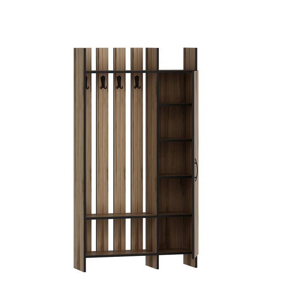 Bless international Hall Tree 36.7'' Wide with Shoe Storage | Wayfair