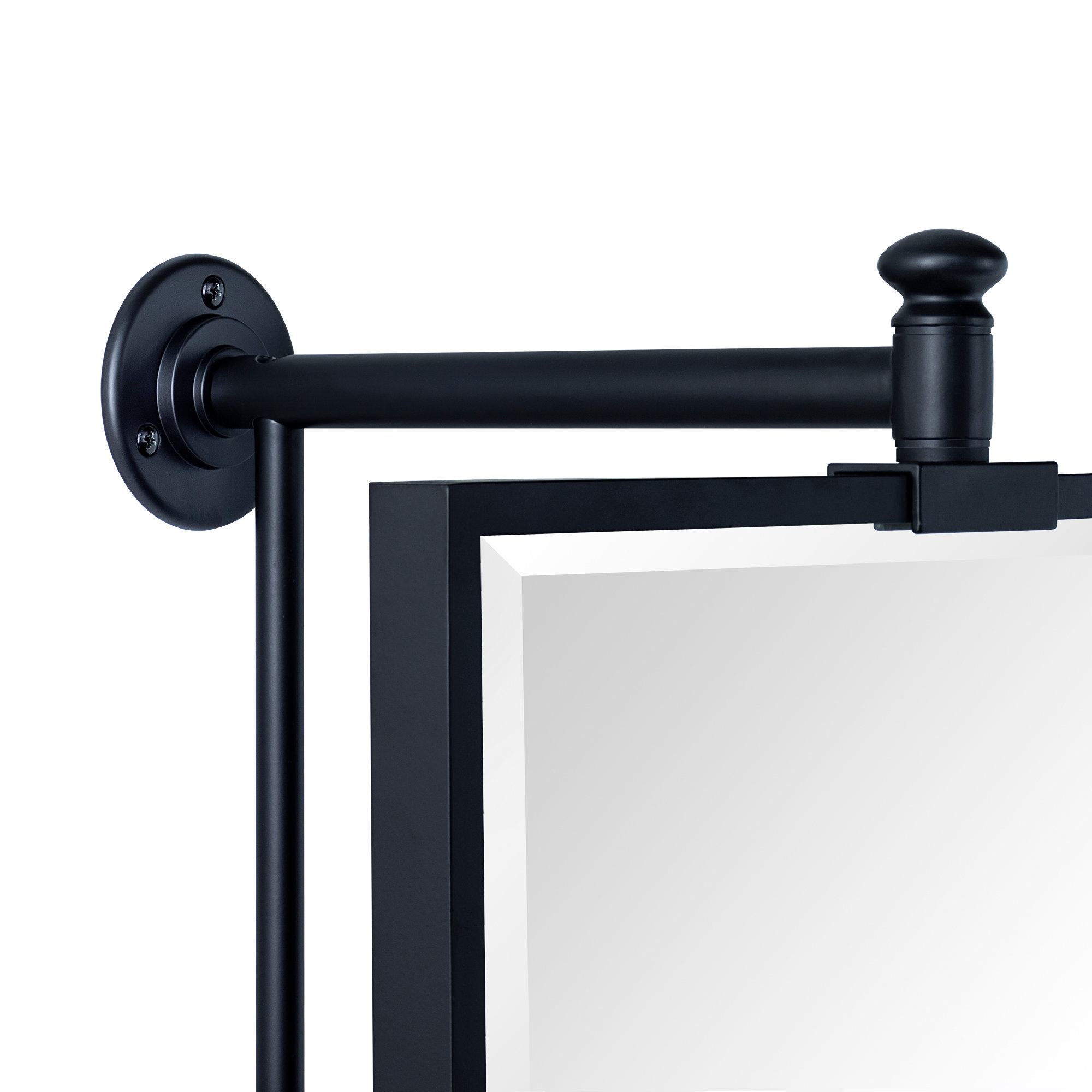 Winston Porter Corrente Pivot-N-View Squared Cornered Rectangle Mirror ...