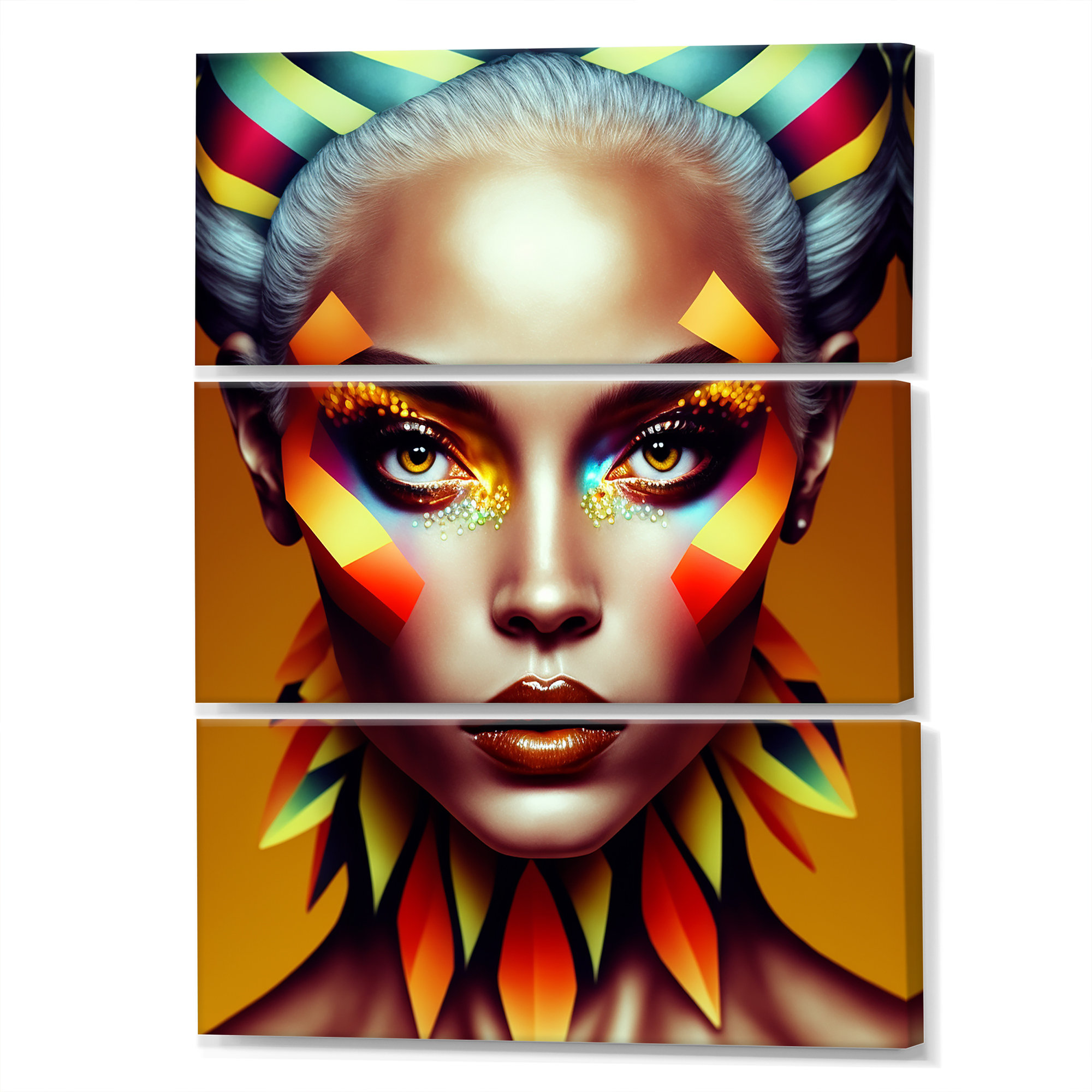 Mercer41 Model Wearing High Fashion Design On Yellow I " Model Wearing ...