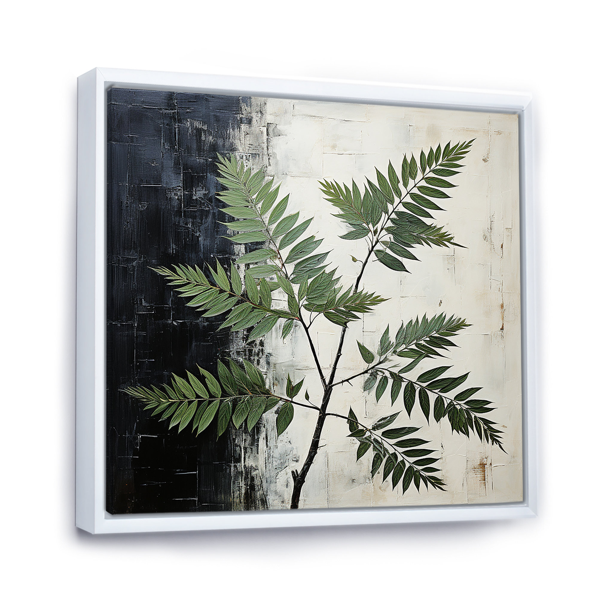 Winston Porter Sooty Sequoia Leaves I - Print on Canvas - Wayfair Canada