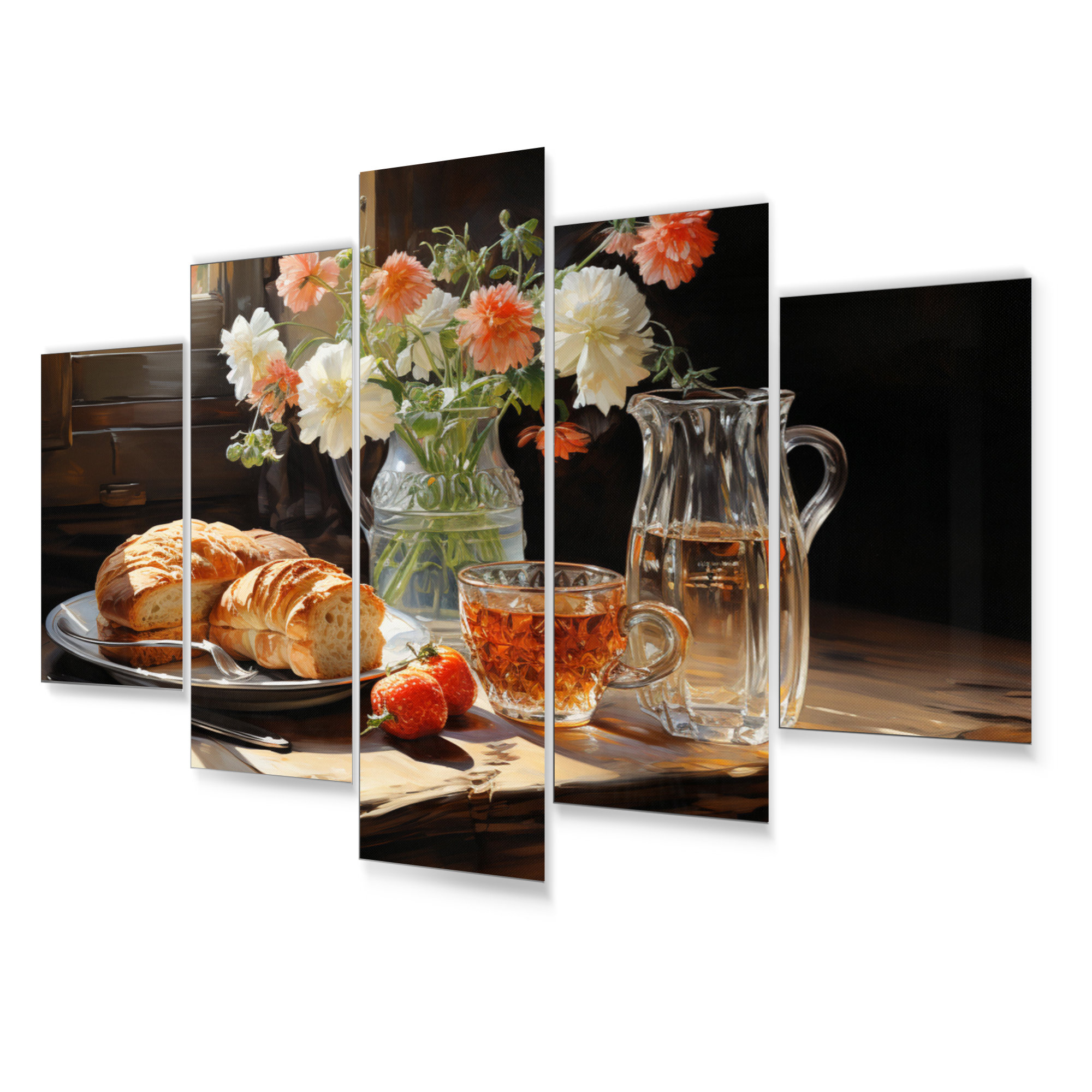 Latitude Run® Food Breakfast Cozy III - Food & Beverage Metal Wall Art ...