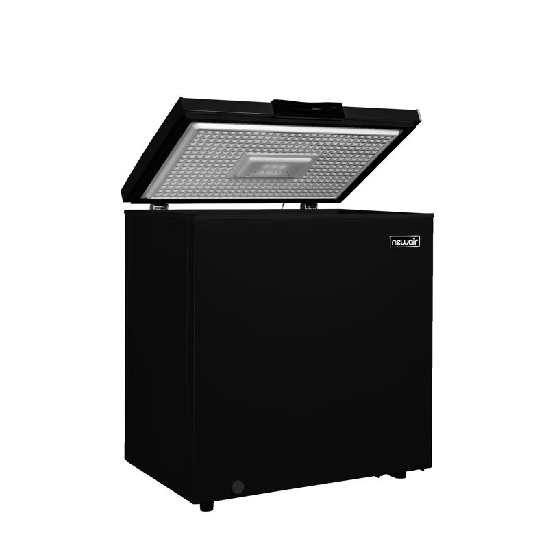 Newair 5 Cu. Ft. Mini Deep Chest Freezer and Refrigerator in Black with ...