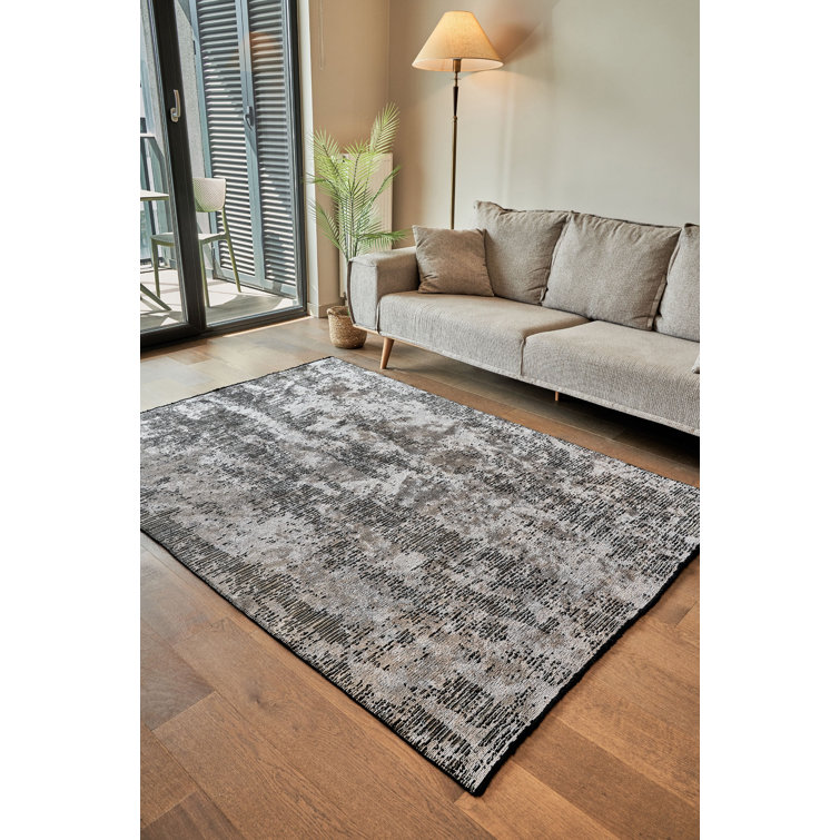 Williston Forge Taylan Modern Cotton Machine Made Area Rug | Wayfair.co.uk