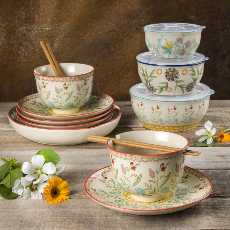 Euro Ceramica Ella Salad Plates Set | Wayfair